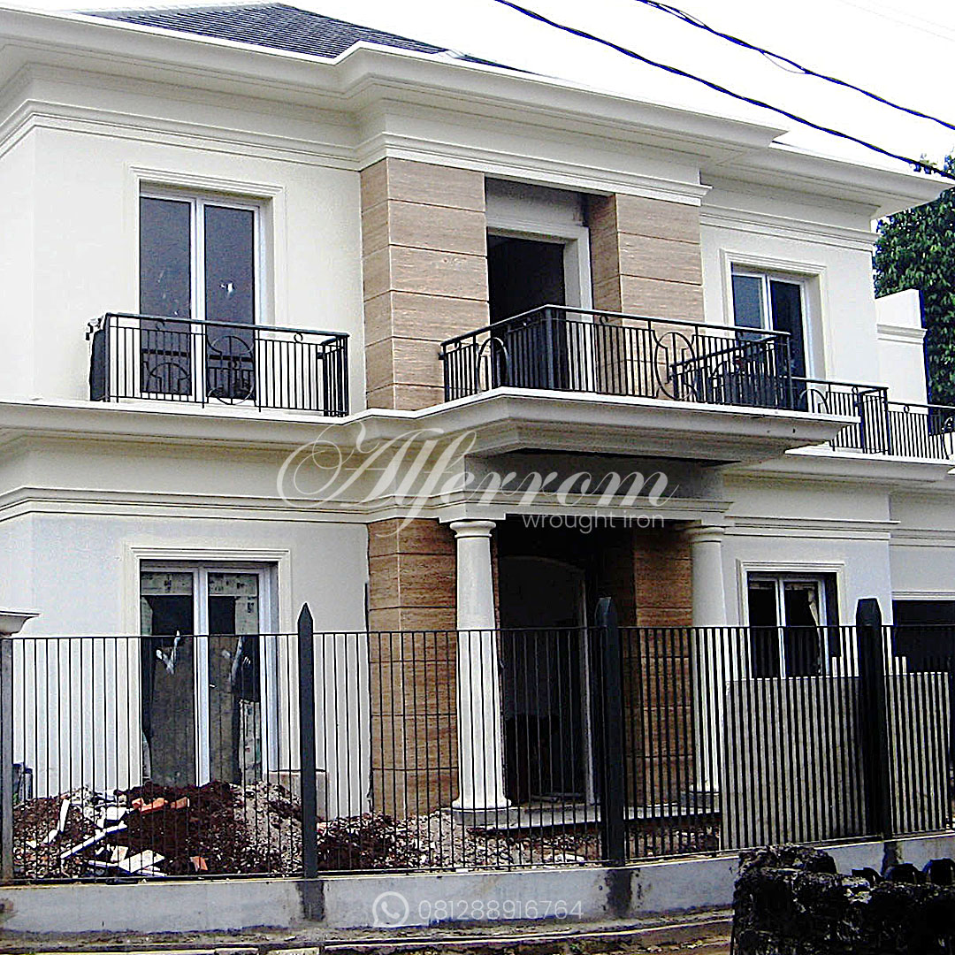 Proyek Alferrom - Pemasangan Pagar, Railing tangga, railing balkon ...