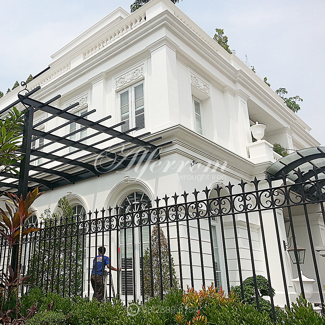 Proyek Alferrom - Pemasangan Pagar, Railing tangga, railing balkon ...